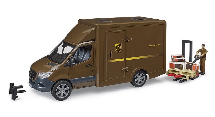 CAMION UPS MERCEDES BENZ SPRINTER AVEC CONDUCTEUR ET | Passe-Temps 3000
