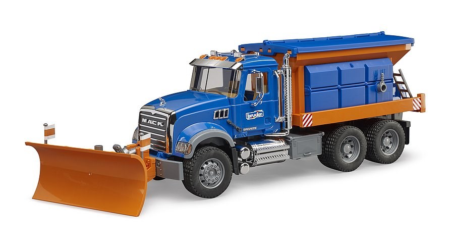 MACK Granite Winter service with snow plough | Passe-Temps 3000