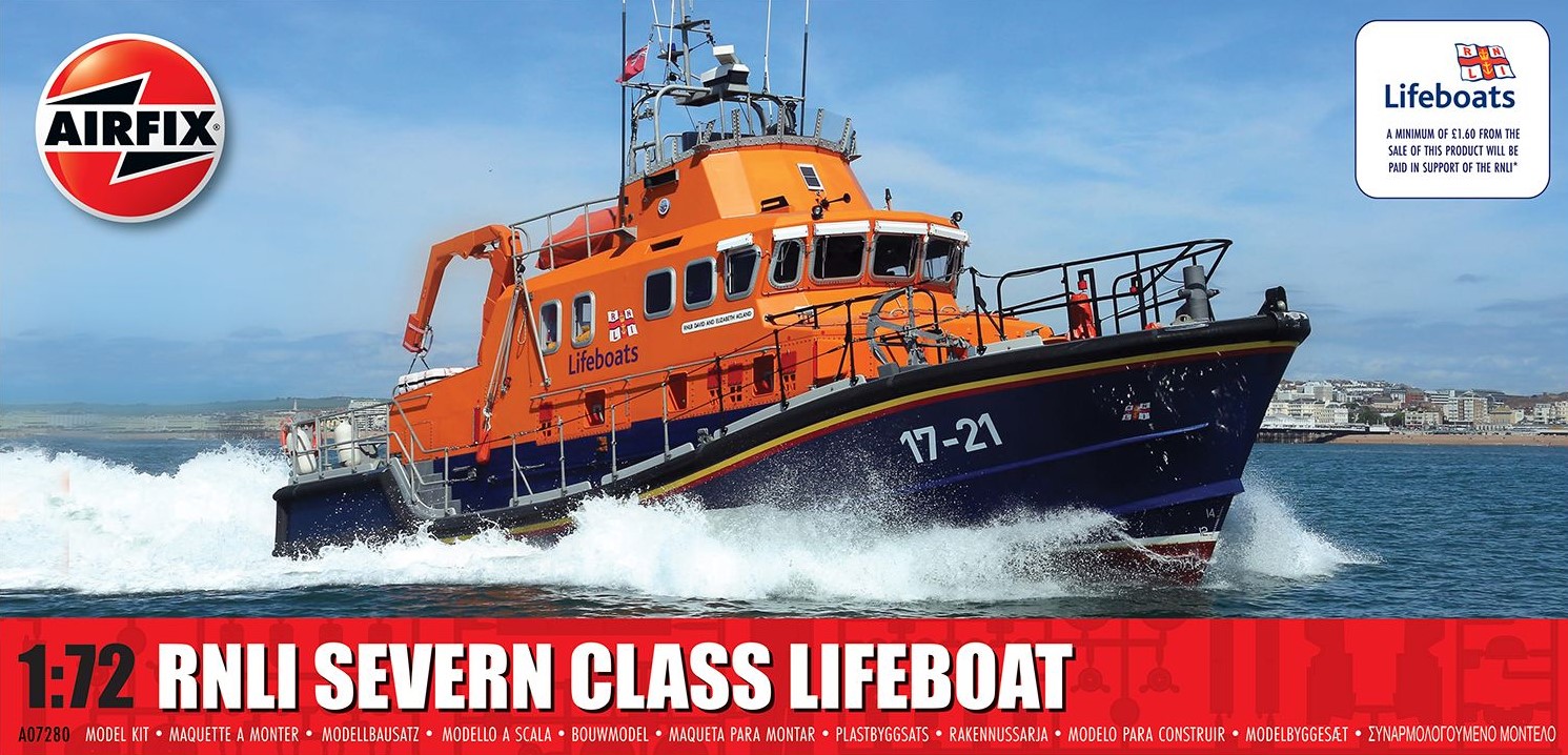 RNLI SEVEM CLASS LIFEBOAT 1/72 | Passe-Temps 3000