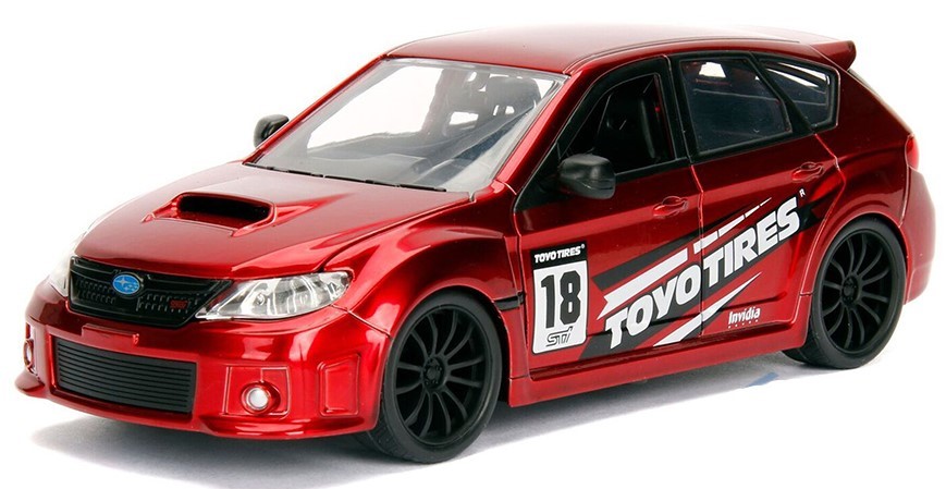 1:24 - 2012 SUBARU IMPREZA WRX STI HARDTOP - ROUGE | Passe-Temps 3000