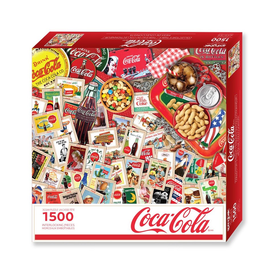 TABLE DE COLLECTIONNEUR DE COCA-COLA - 1500 MCX | Passe-Temps 3000