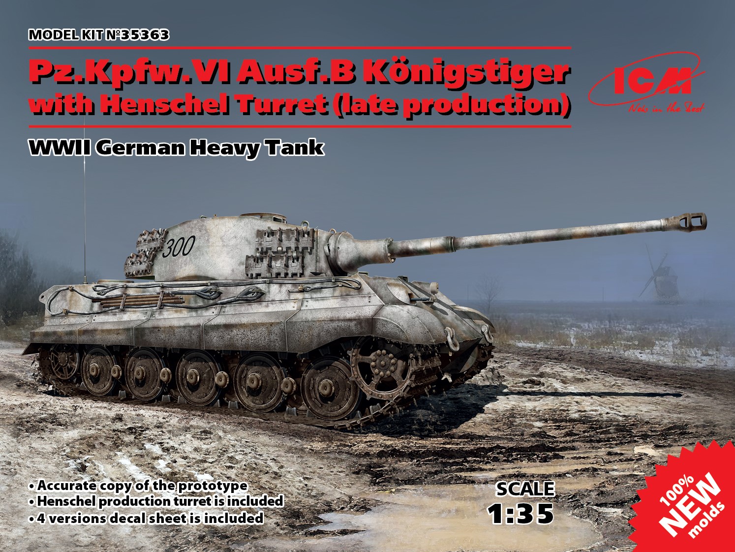 Pz.Kpfw.VI Ausf.B King Tiger with Henschel Turret (l | Passe-Temps 3000