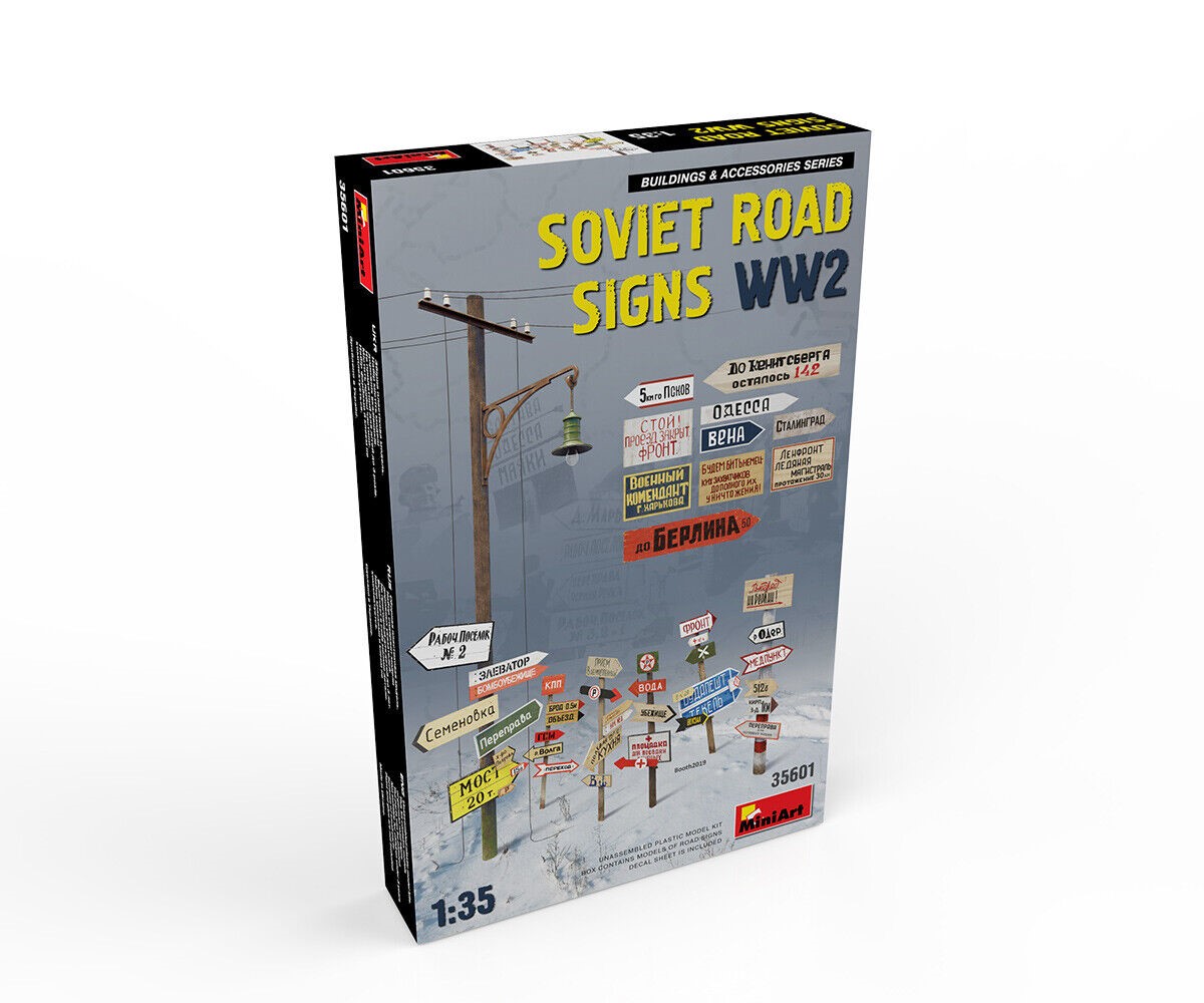 SOVIET ROAD SIGNS WW2 1/35 | Passe-Temps 3000