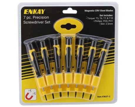 7PC PRECISION SCREWDRIVER SET | Passe-Temps 3000