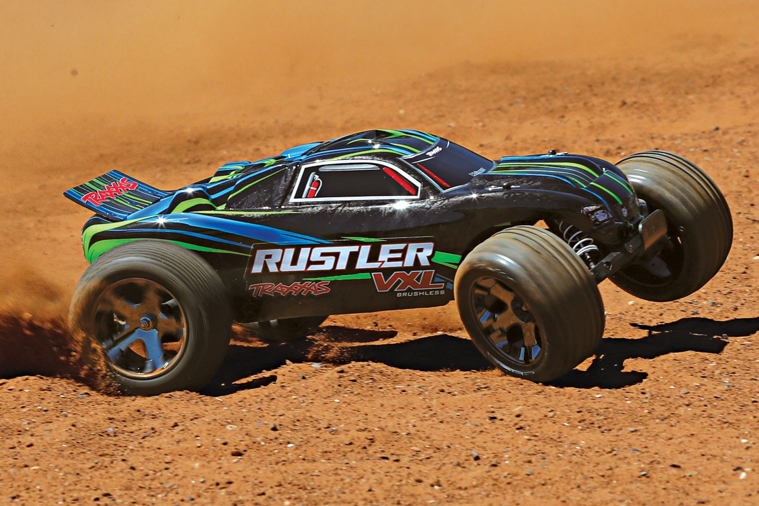 Traxxas Rustler 2wd VXL Vert | Passe-Temps 3000
