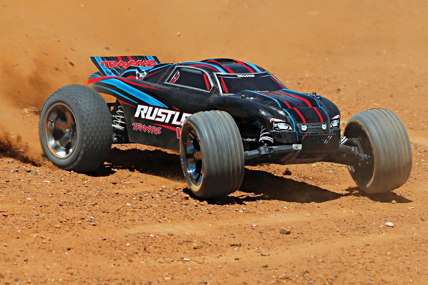 Traxxas Rustler 2wd VXL Rouge | Passe-Temps 3000