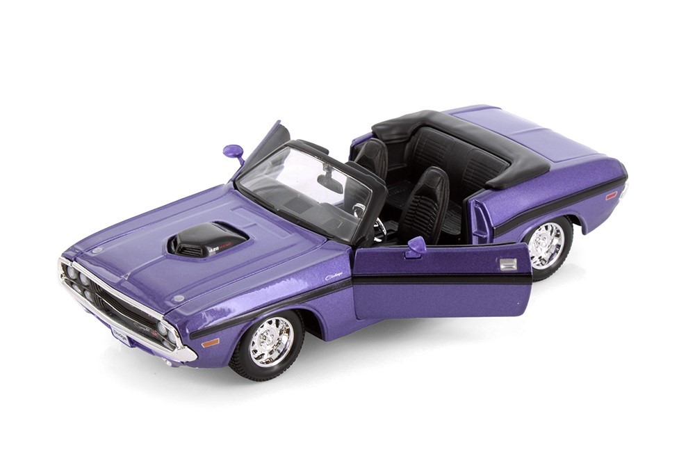 1:24 - 1970 DODGE CHALLENGER R/T CONVERTIBLE, MAUVE | Passe-Temps 3000