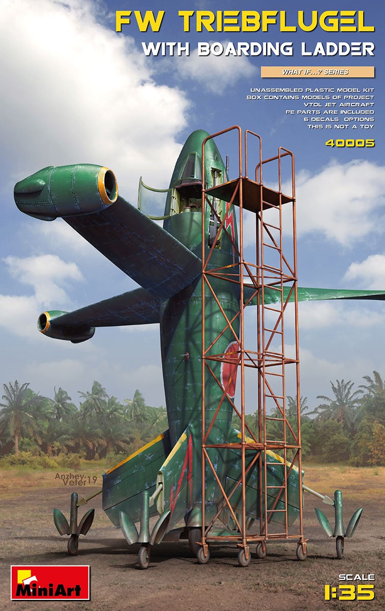 Focke Wulf Triebflugel with Boarding Ladder 1/35 | Passe-Temps 3000