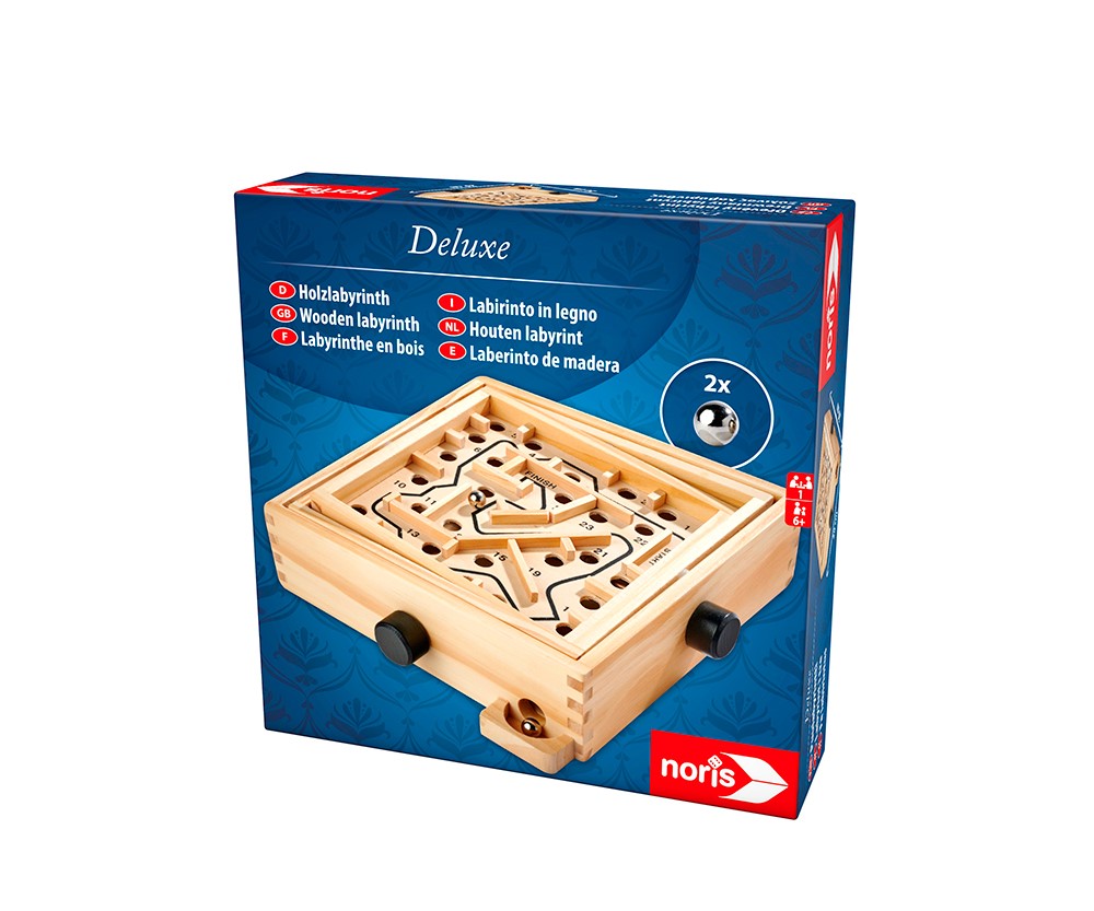 NORIS - JE DE LABYRINTHE DE LUXE EN BOIS | Passe-Temps 3000