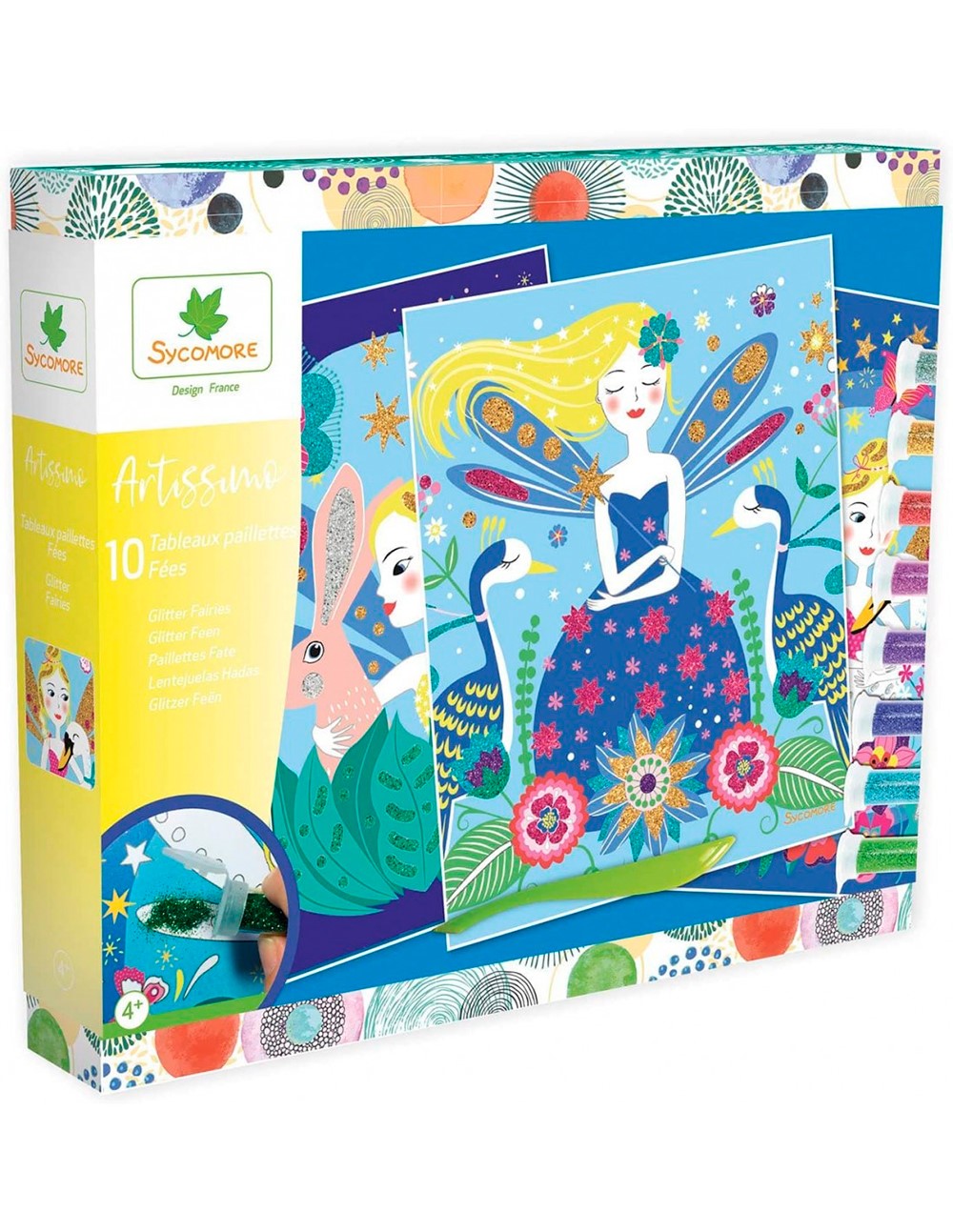 ARTISSIMO - GRAND MODÈLE - 10 TABLEAUX PAILLETTES - | Passe-Temps 3000