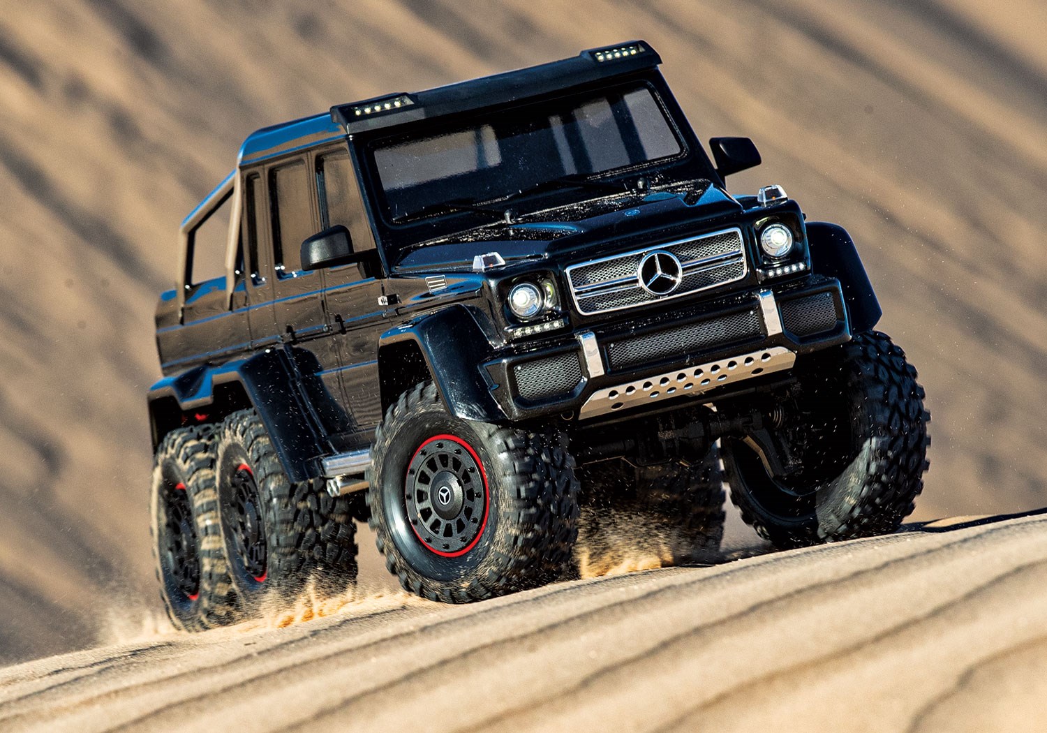 Traxxas TRX-6 Mercedes-Benz G63 AMG 6x6 Noir | Passe-Temps 3000
