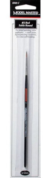 MODEL MASTER #2 RED SABLE ROUND | Passe-Temps 3000