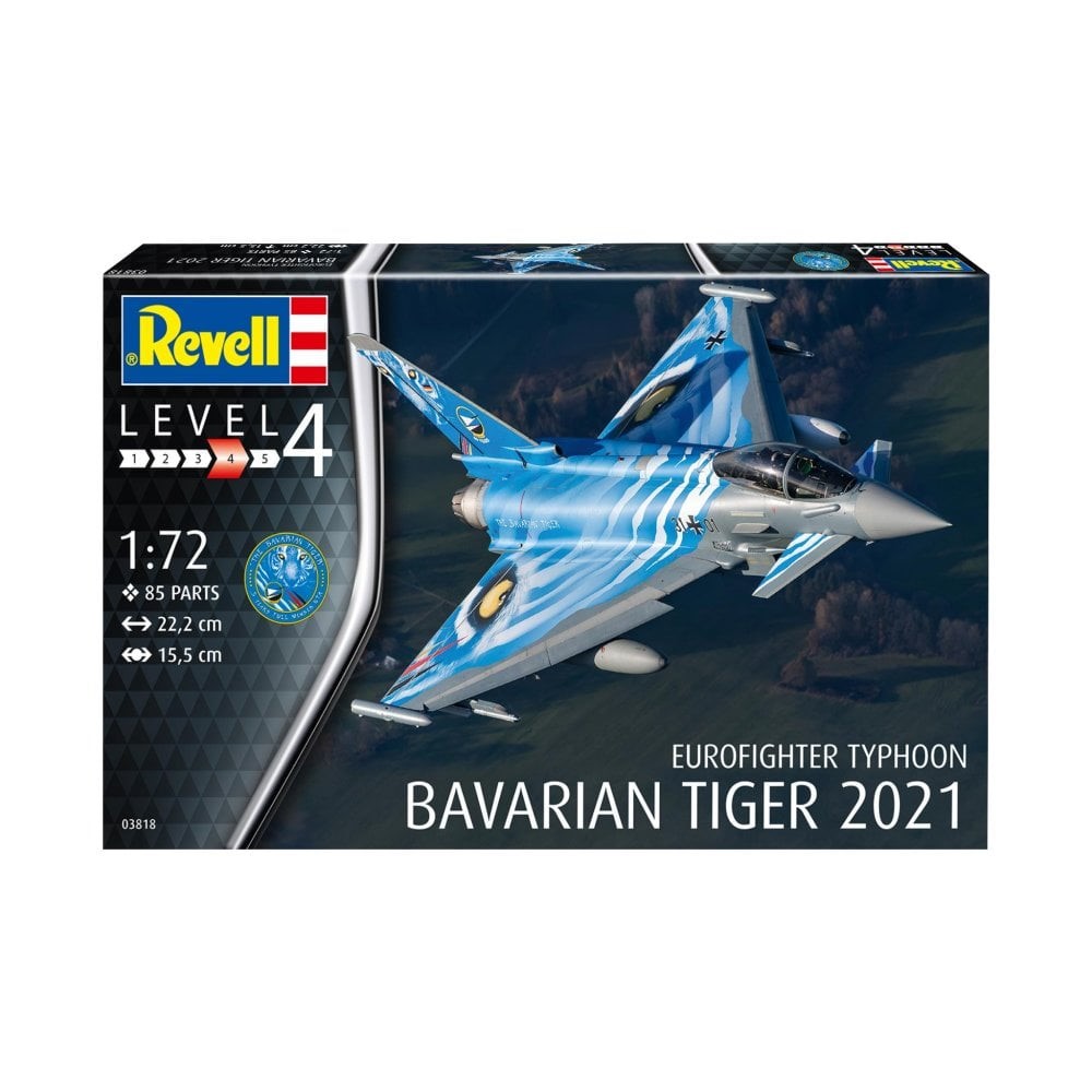 1:72 - EUROFIGHTER TYPHOON "THE BAVARIAN TIGER 2021" | Passe-Temps 3000