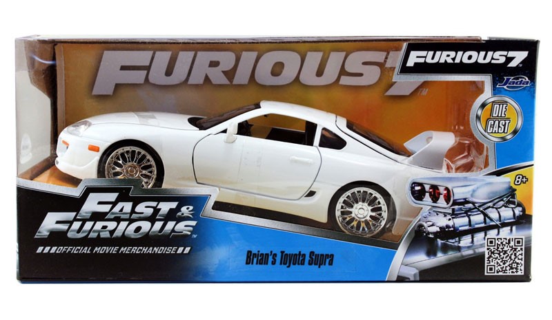 1:24 - TOYOTA SUPRA À BRIAN, BLANC LUSTRÉ - RAPIDES | Passe-Temps 3000