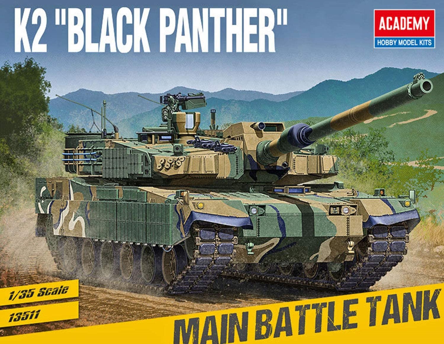 ACADEMY 1/35 ROK ARMY K2 BLACK PANTHER | Passe-Temps 3000