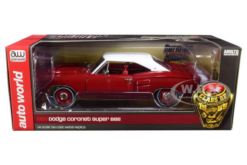 1969 DODGE SUPER BEE HARDTOP R6 ROUGE | Passe-Temps 3000