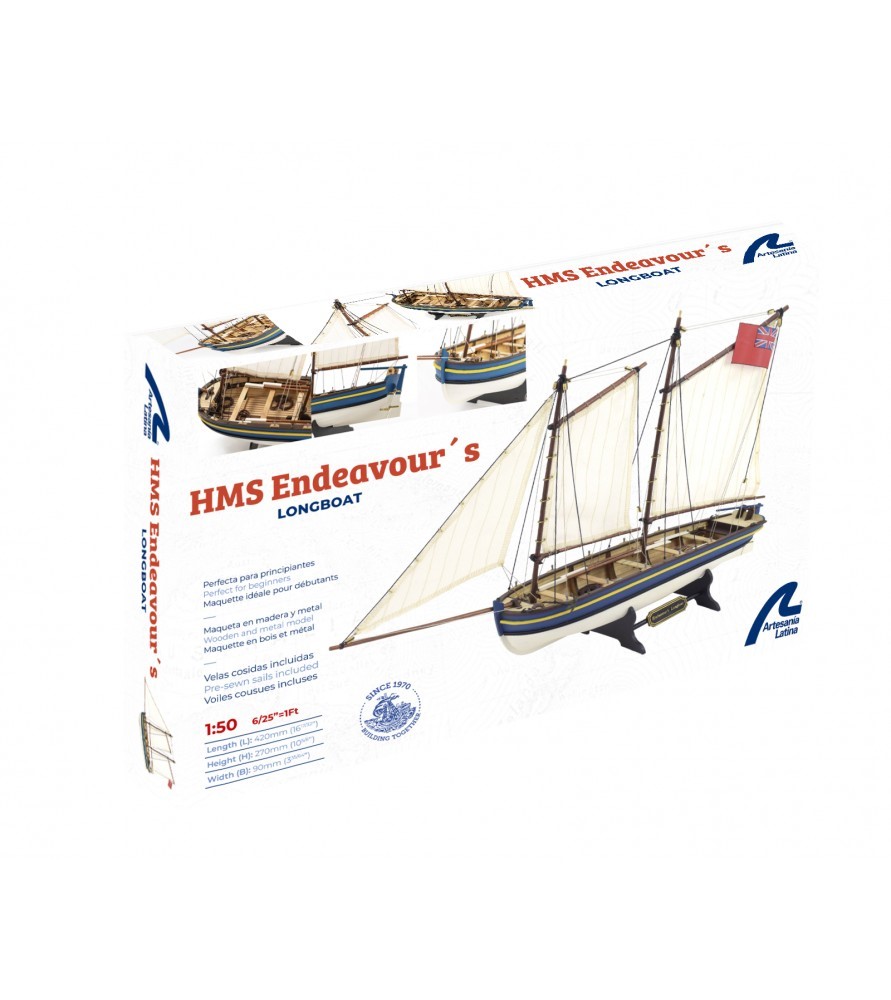 1:50 - NOUVEAU HMS ENDEAVOUR'S LONGBOAT | Passe-Temps 3000