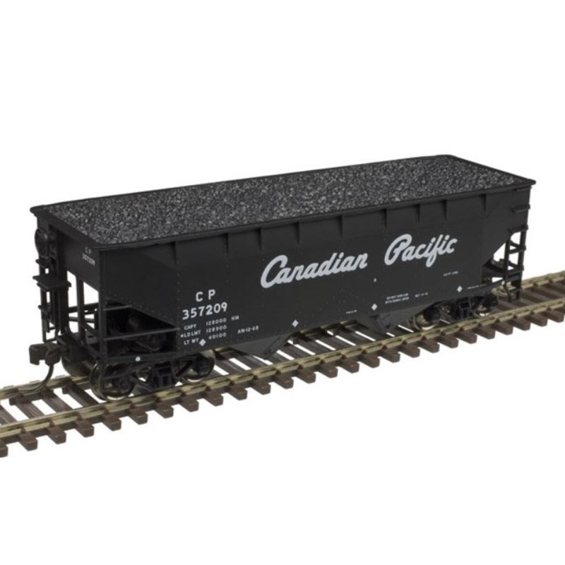 HO 2-BAY OFFSET SIDE HOPPER CANADIAN PACIFIC | Passe-Temps 3000
