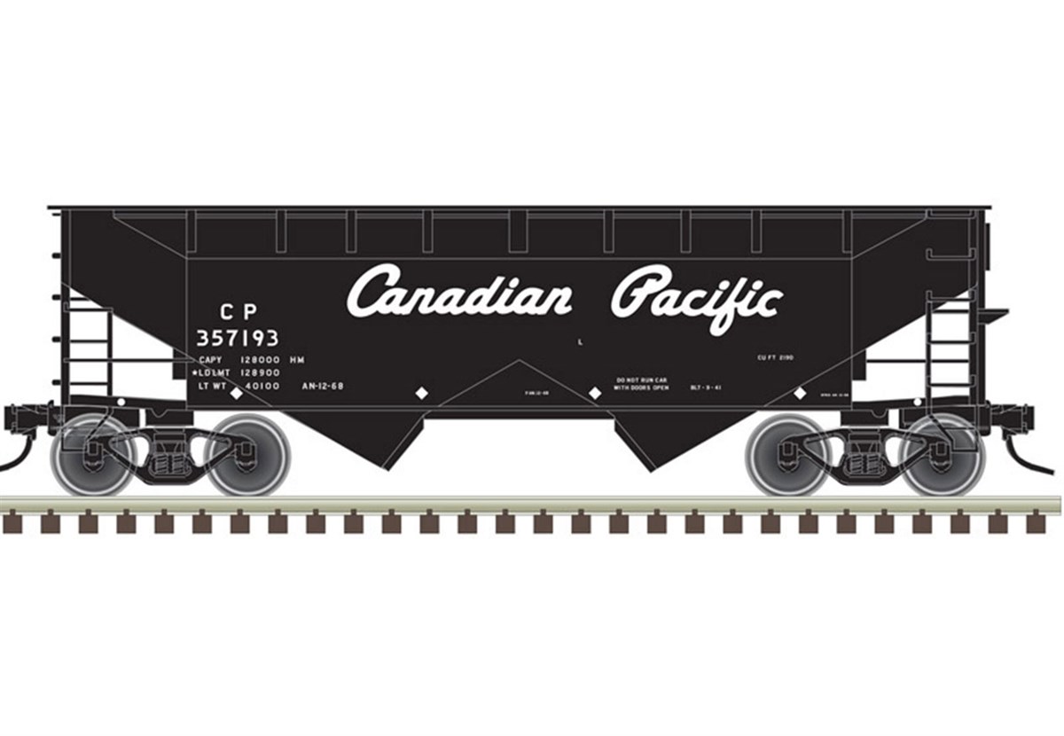 HO 2-BAY OFFSET HOPPER CANADIAN PACIFIC | Passe-Temps 3000