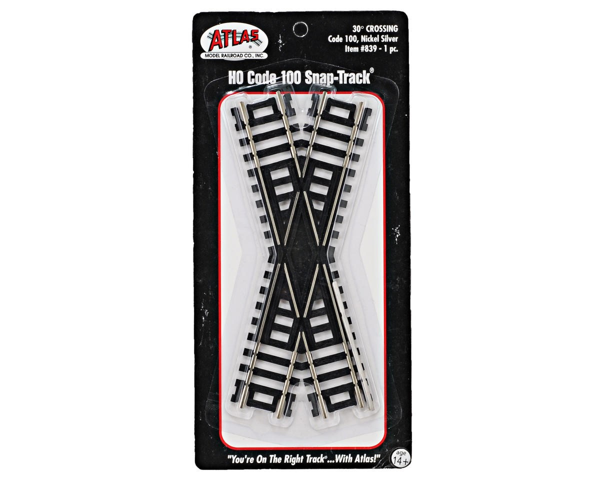 ATLAS - ÉCHELLE HO - CODE 100 SNAP-TRACK 30° TRAVERS | Passe-Temps 3000