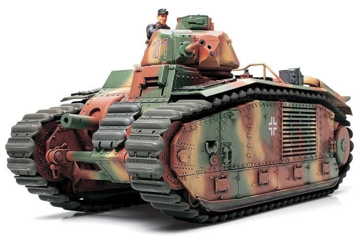 Battle Tank B1 bis (German Army Type) 1/35 | Passe-Temps 3000