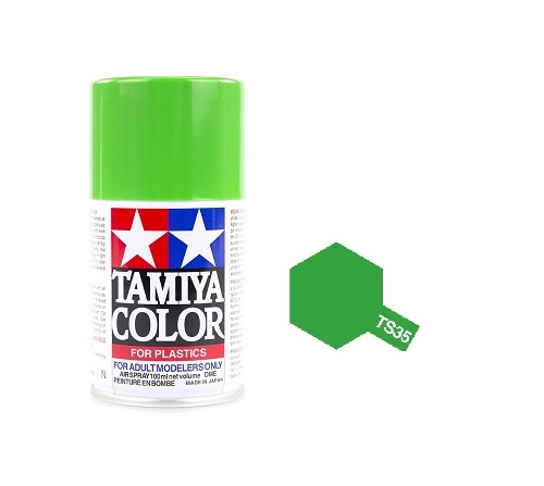 Tamiya Spray Can TS-35 Gloss Park Green | Passe-Temps 3000