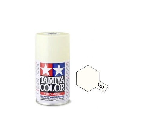 Tamiya Spray Can TS-7 Gloss Racing White | Passe-Temps 3000