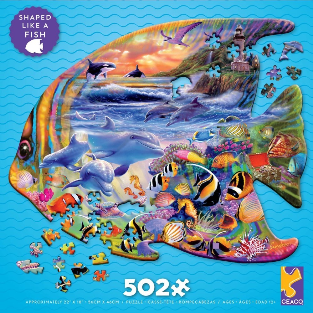 CASSE-TÊTE EN FORME D'UN POISSON - 502 mcx | Passe-Temps 3000