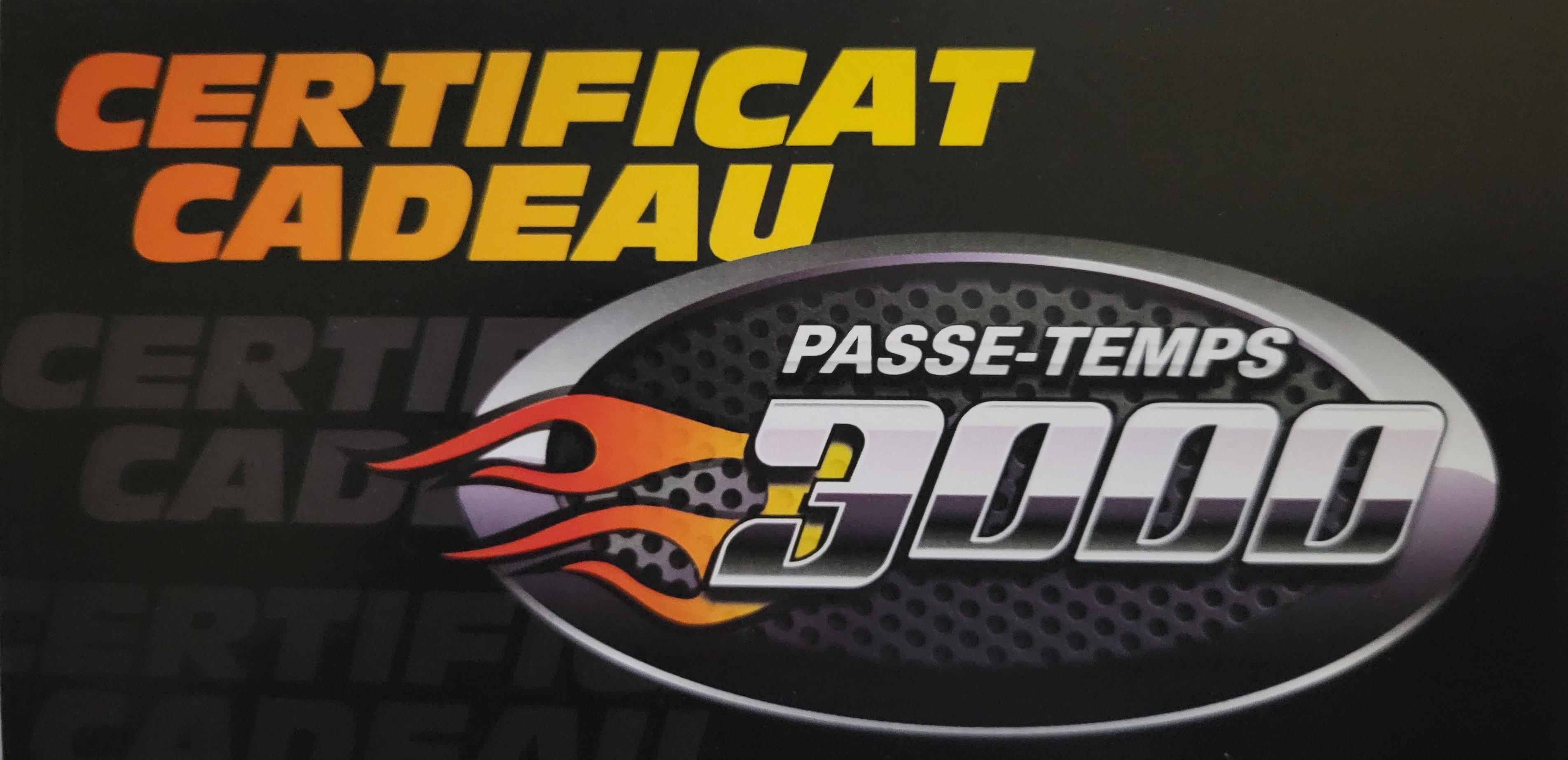 Carte cadeau valeur 10$ | Passe-Temps 3000