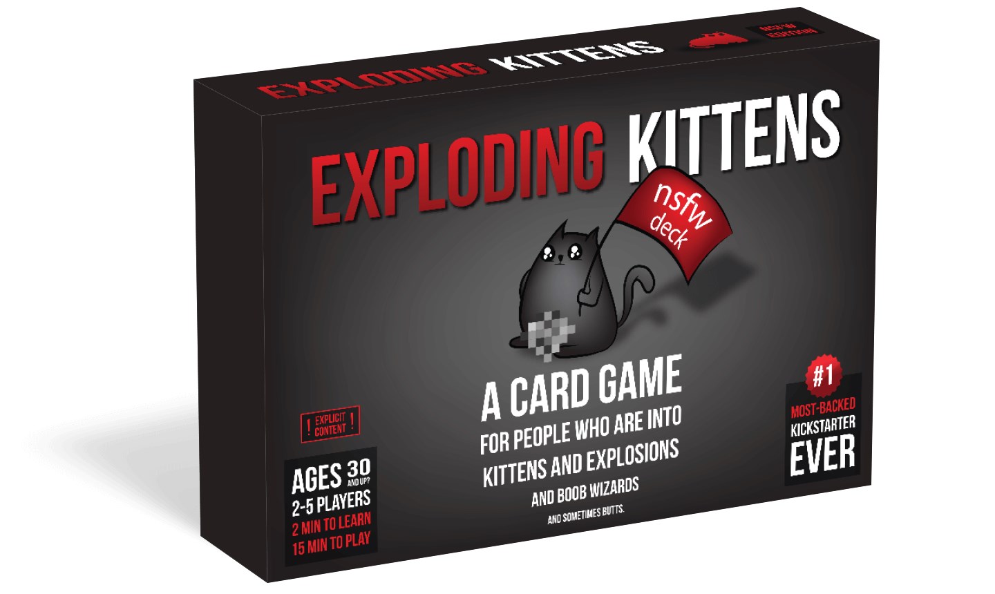 EXPLODING KITTENS NSFW | Passe-Temps 3000