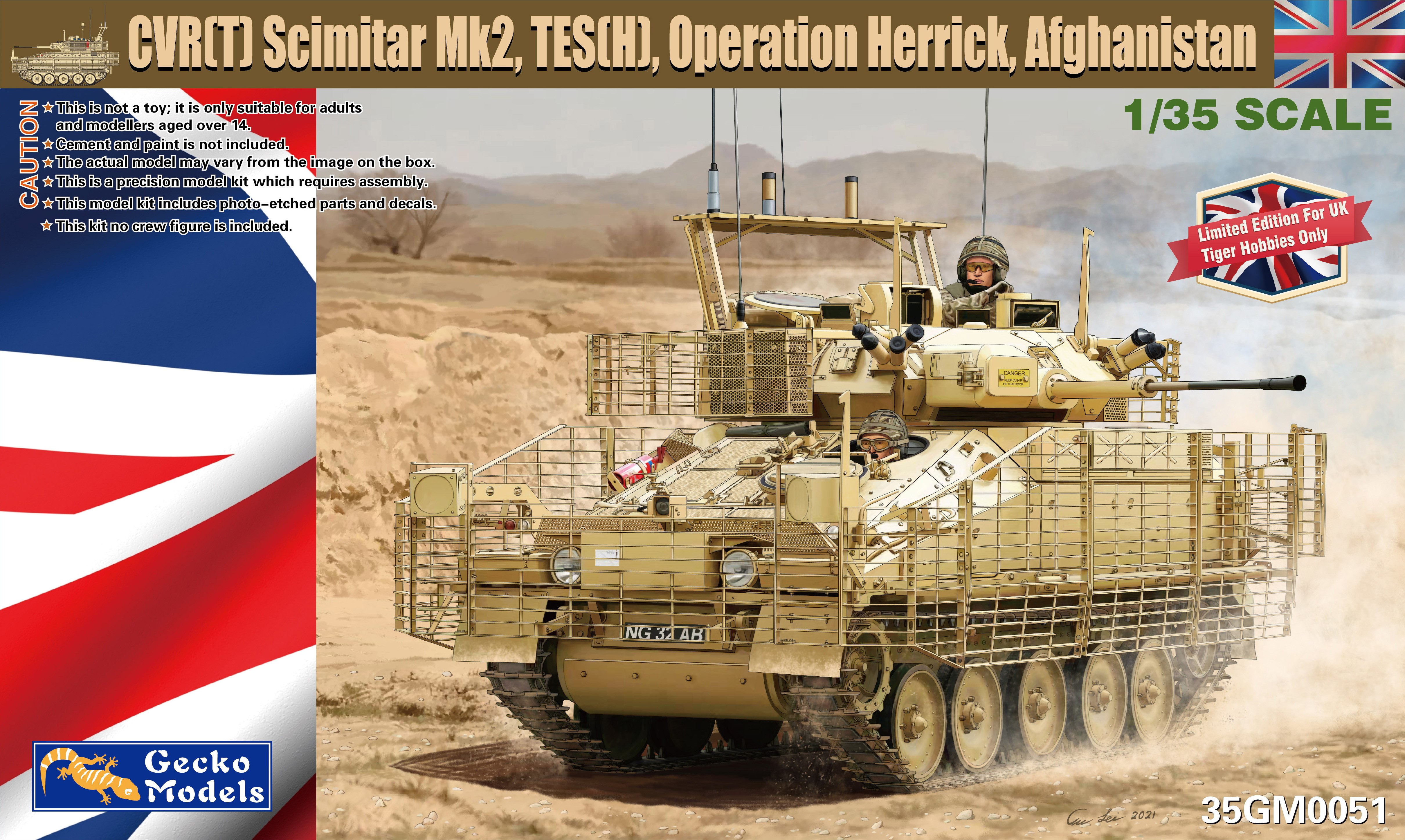 1:35 - CVR(T) SCIMITAR MK2, TES(H), OPERATION HERRIC | Passe-Temps 3000