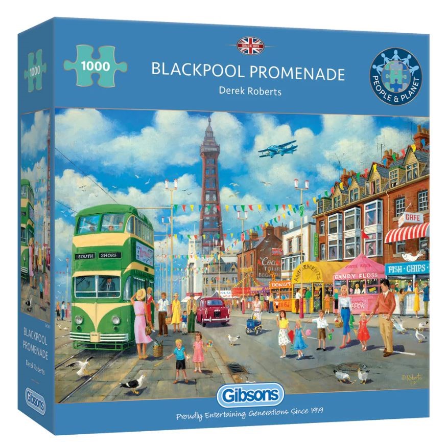 DEREK ROBERTS - PROMENADE BLACKPOOL - 1000 MCX | Passe-Temps 3000