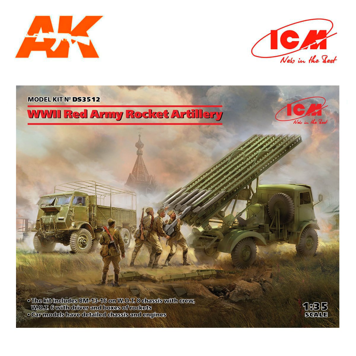 1:35 WWI RED ARMY ROCKET ARTILLERY | Passe-Temps 3000