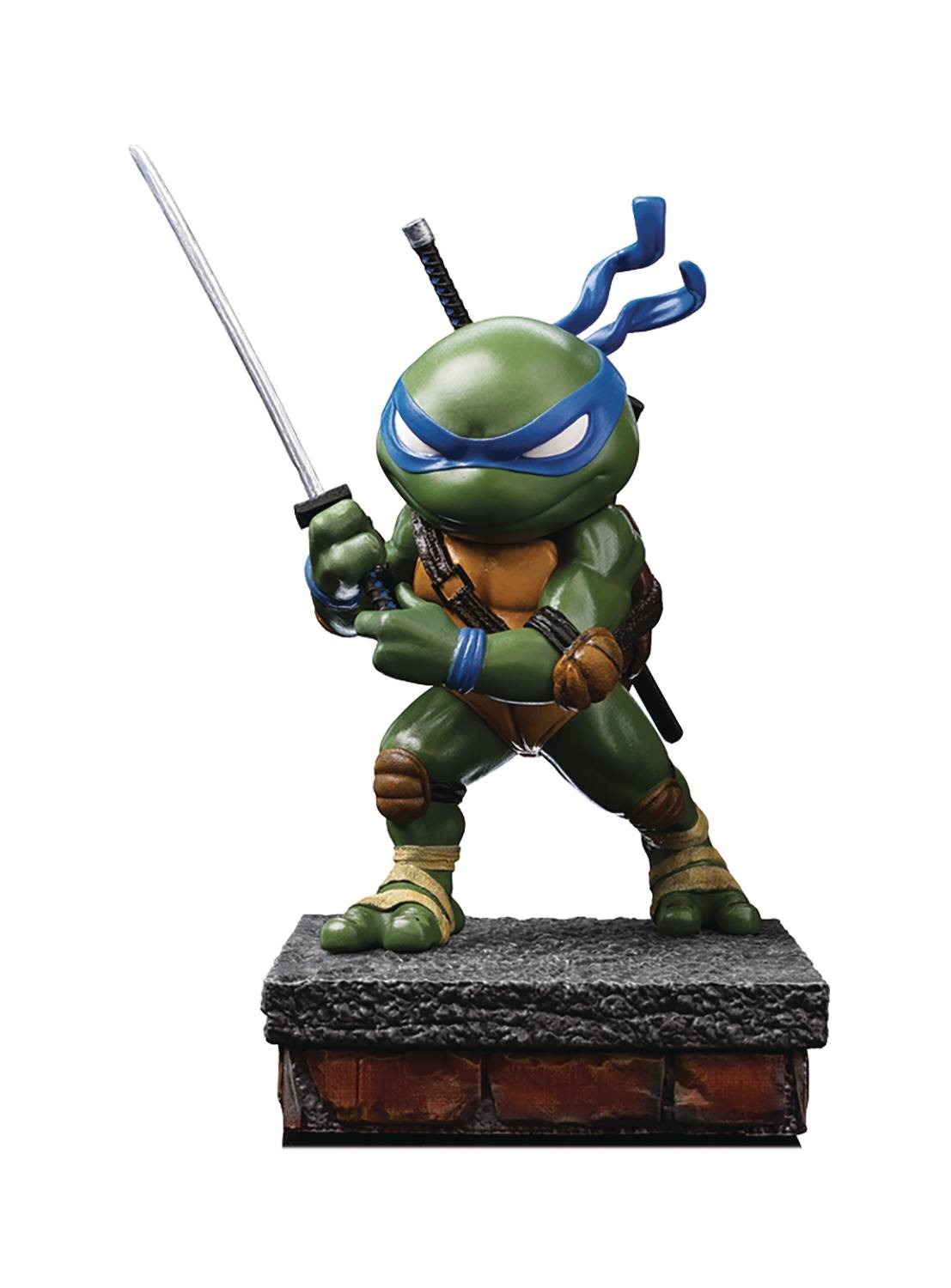 Figurine PVC Minico TMNT Léonardo V2 PX SDCC 2023 | Passe-Temps 3000