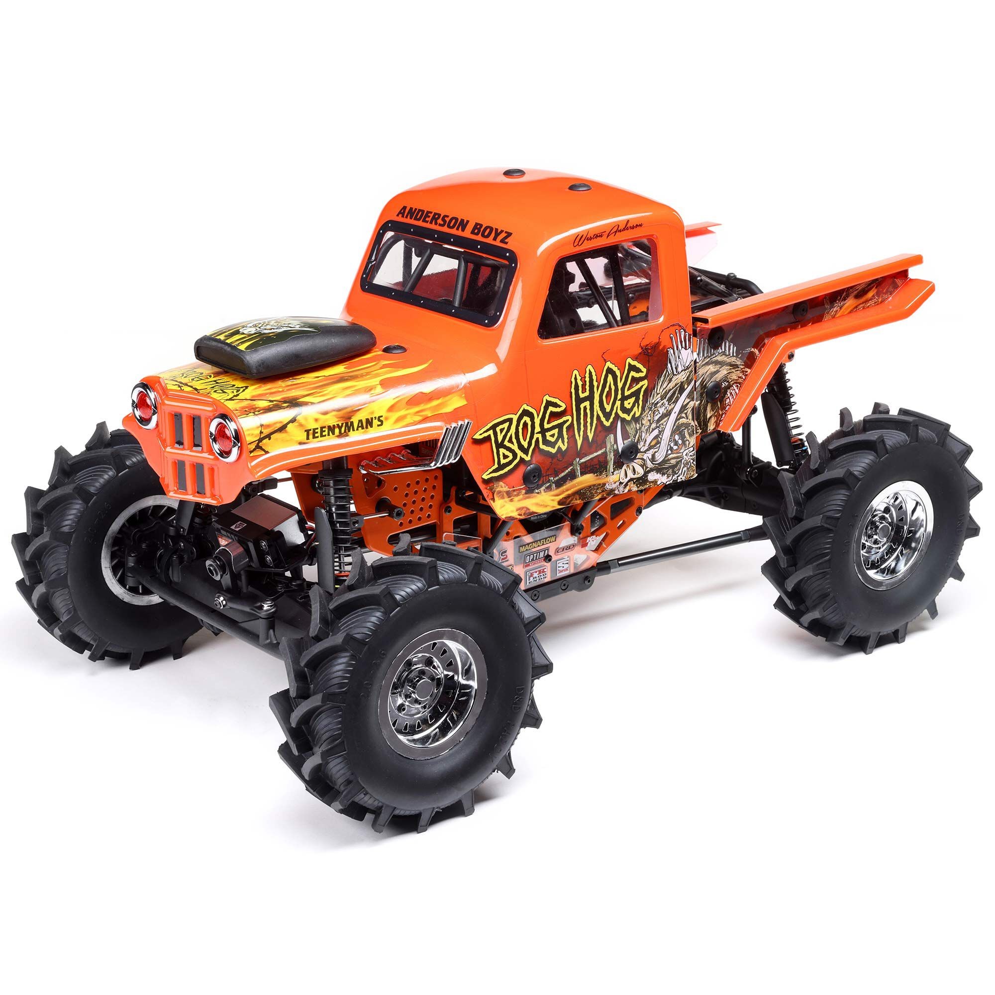 LMT 4WD SOLID AXLE MEGA TRUCK BRUSHLESS RTR, BOG HOG | Passe-Temps 3000