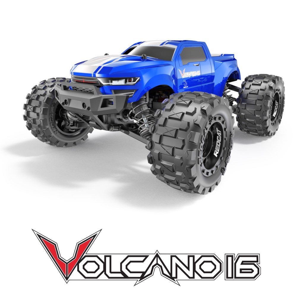 VOLCANO-16 1/16 SCALE BRUSHED ELECTRIC MONSTER TRUCK | Passe-Temps 3000