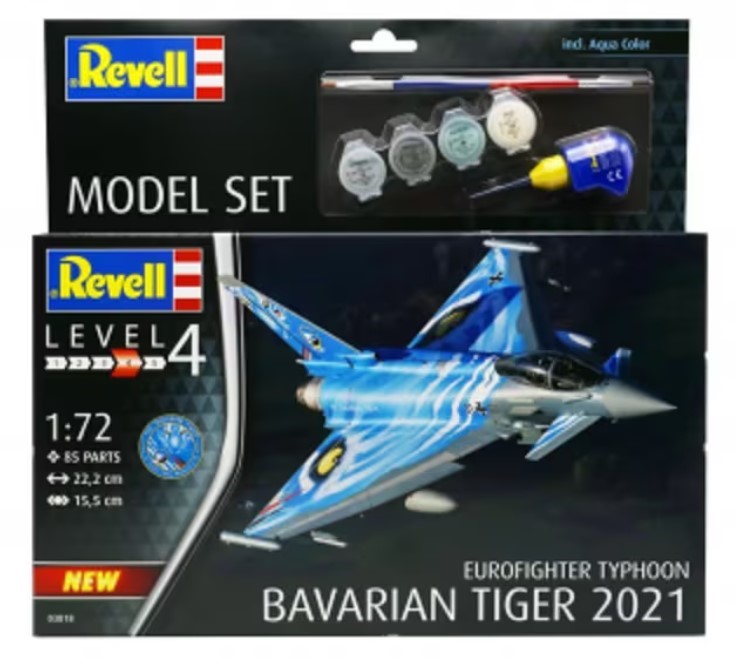 1:72 - EUROFIGHTER TYPHOON "THE BAVARIAN TIGER 2021" | Passe-Temps 3000