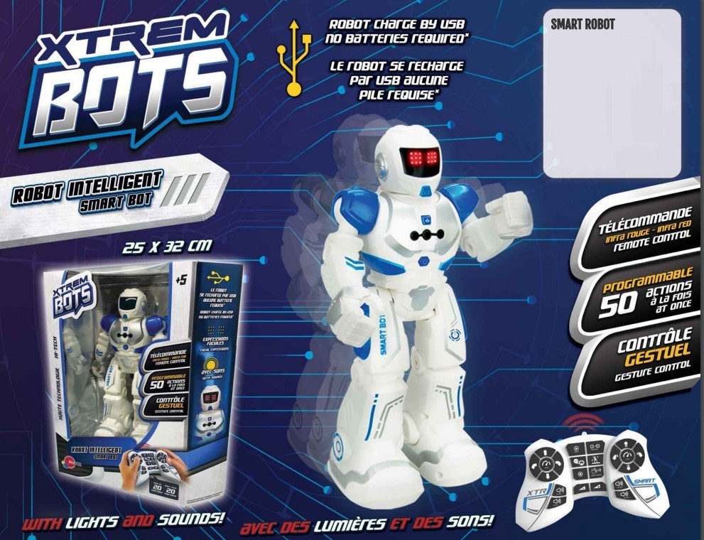 XTREM BOTS SMART ROBOT TÉLÉGUIDÉ | Passe-Temps 3000