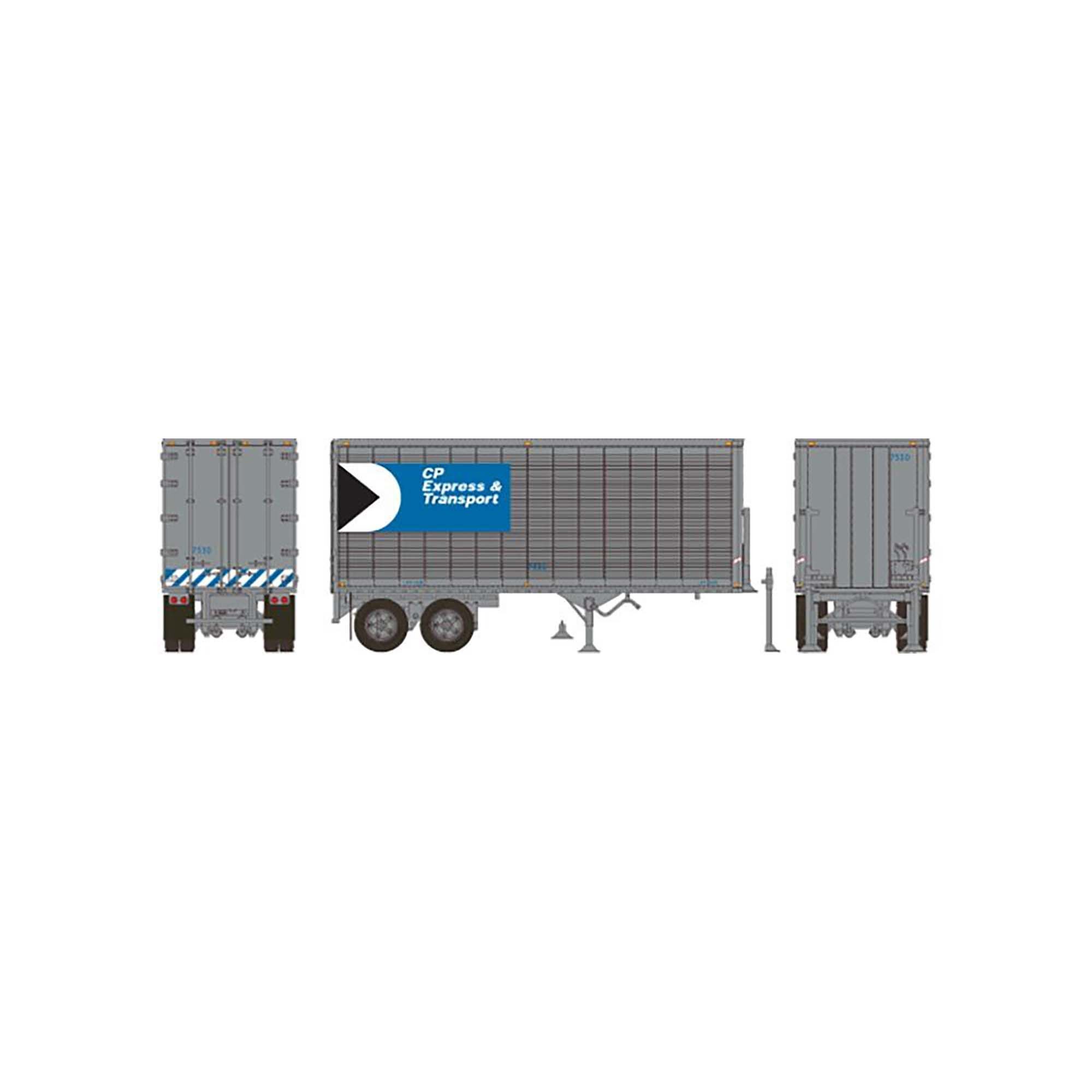 HO 26 CAN-CAR TRAILER CPR EXPRESS #7530 | Passe-Temps 3000
