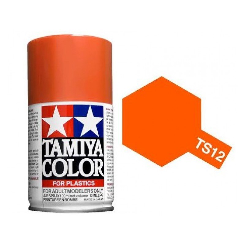 Tamiya Spray Can TS-12 Gloss Orange | Passe-Temps 3000