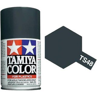 Tamiya Spray Can TS-48 Flat Gunship Grey | Passe-Temps 3000